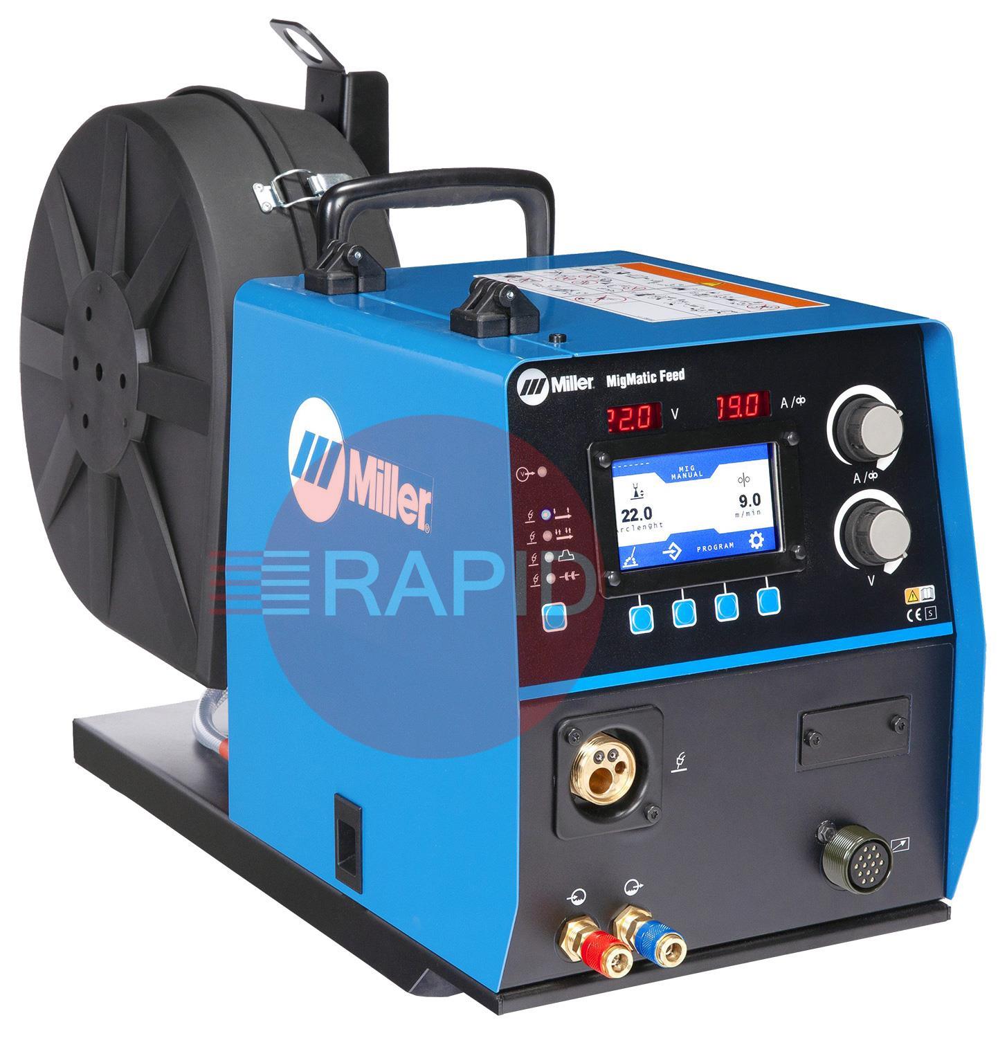 Miller MigMatic Wire Feeder. Fitted with Euro connector, 1.0 - 1.2 mm ...