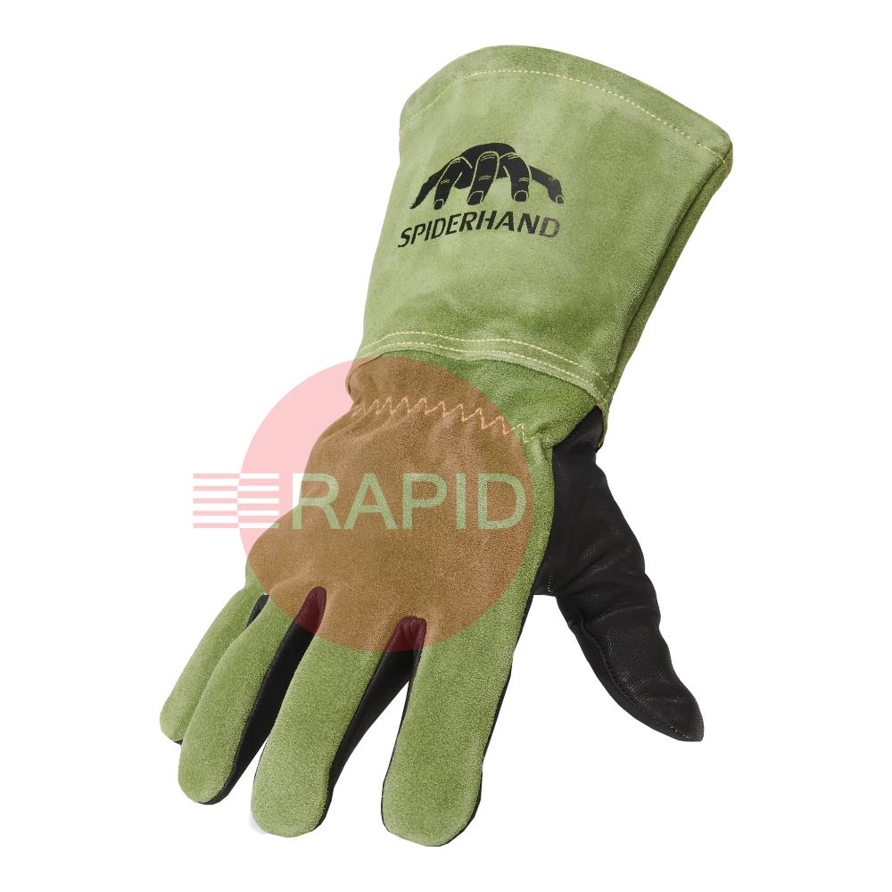 Spiderhand MIG Supreme Goat Palm Cow Back MIG Welding Gloves - Welding ...